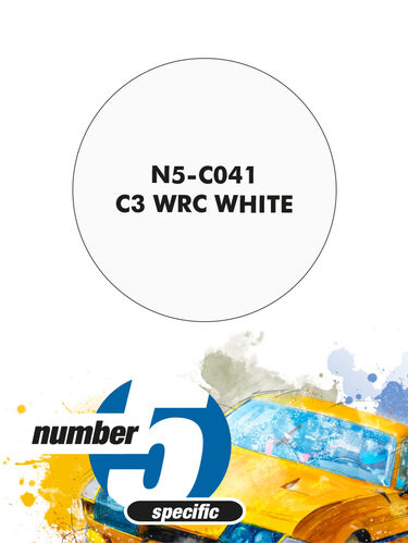 Number Five N5-C041 C3 WRC White