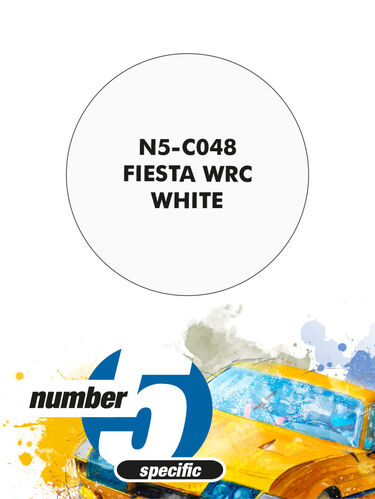 Number Five N5-C048 Fiesta WRC White