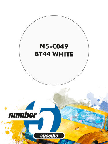 Number Five N5-C049 BT44 White