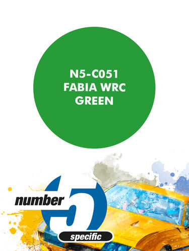 Number Five N5-C051 Fabia WRC Green Metallic