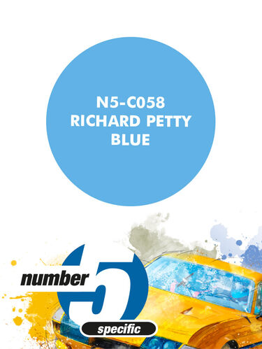 Number Five N5-C058 Richard Petty Blue