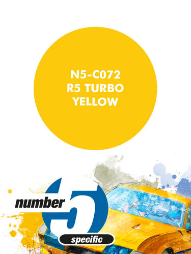 Number Five N5-C072 R5 Turbo Yellow