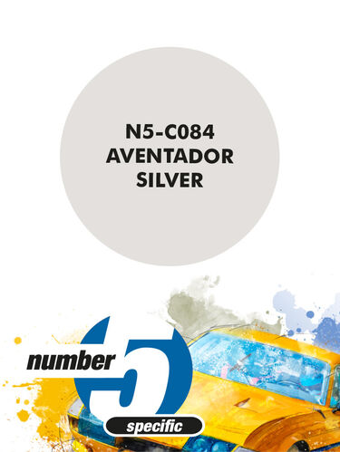 Number Five N5-C084 Aventador Silver Metallic