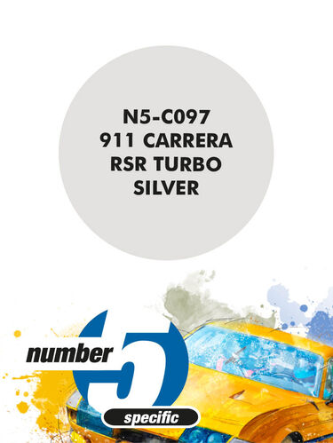 Number Five N5-C097 911 Carrera RSR Turbo Silver Metallic