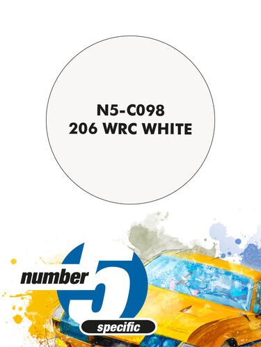 Number Five N5-C098 206 WRC White