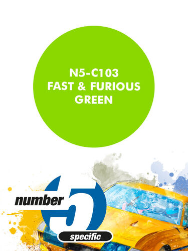 Number Five N5-C103 Fast and Furious Green