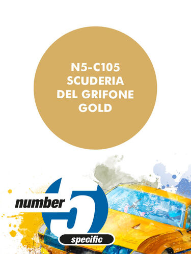 Number Five N5-C105 Scuderia Del Grifone Gold Metallic