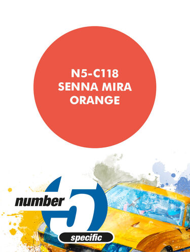 Number Five N5-C118 Senna Mira Orange Pearl