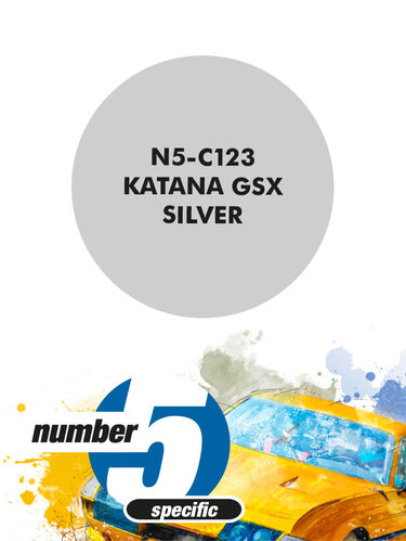 Number Five N5-C123 Katana GSX Silver Metallic