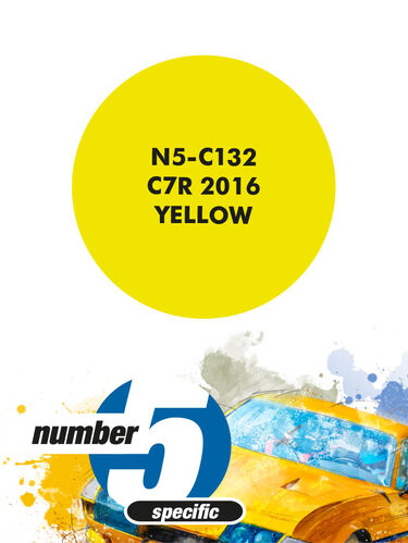 Number Five N5-C132 C7R 2016 Yellow
