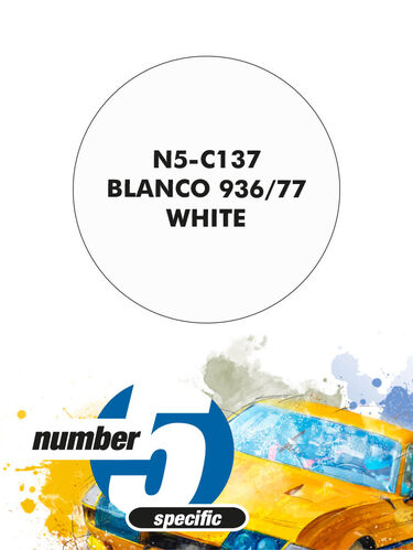 Number Five N5-C137 Blanco 936/77 White