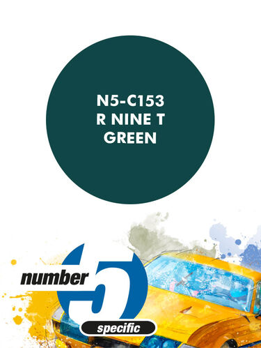 Number Five N5-C153 R Nine T Green Metallic