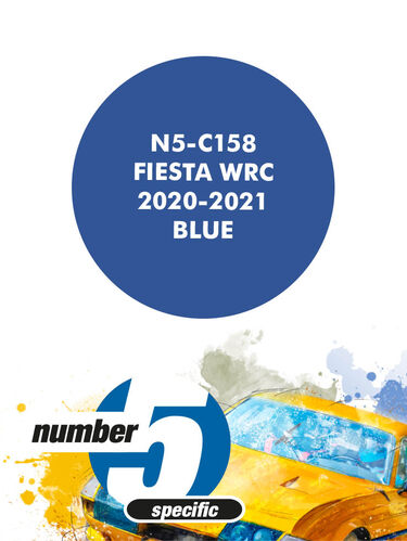 Number Five N5-C158 Fiesta WRC 2020-2021 Blue