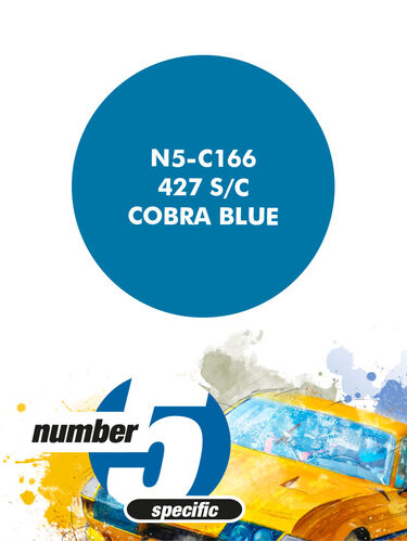 Number Five N5-C166 427 S/C Cobra Blue Metallic