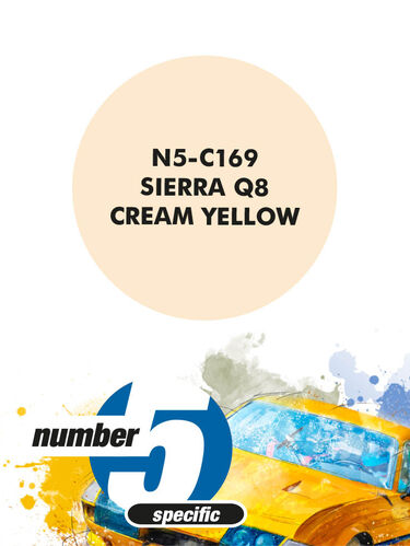 Number Five N5-C169 Sierra Q8 Cream Yellow