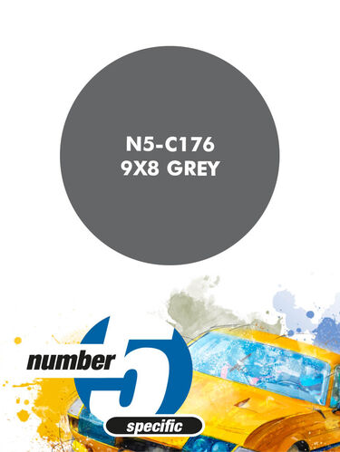 Number Five N5-C176 9x8 Grey