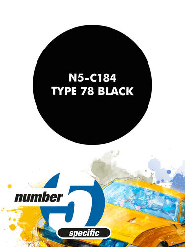 Number Five N5-C184 Type 78 Black