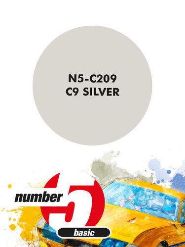 Number Five N5-C209 Sauber Mercedes C9 Silver Metallic
