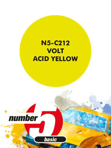 Number Five N5-C212 Volt Acid Yellow Fluorescent