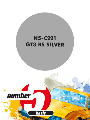 Number Five N5-C221 GT3 RS Silver Metallic