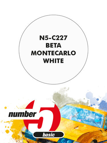NEW! Number Five N5-C227 Beta Montecarlo White