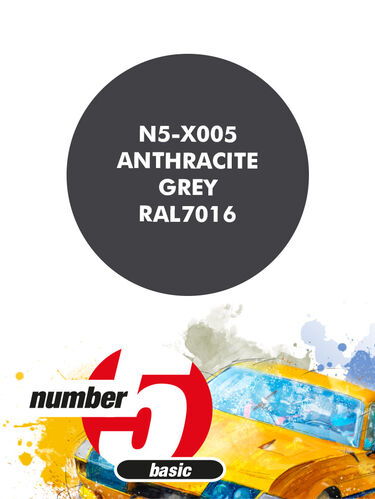 Number Five N5-X005 Anthracite Grey RAL7016