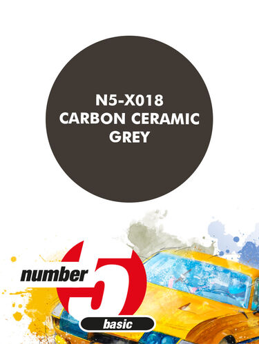 Number Five N5-X018 Carbon Ceramic Grey Metallic