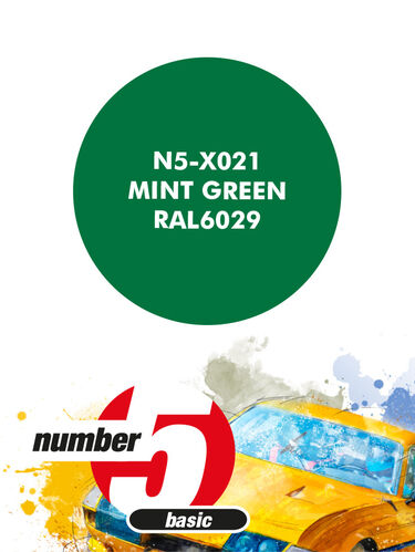 Number Five N5-X021 Mint Green RAL6029