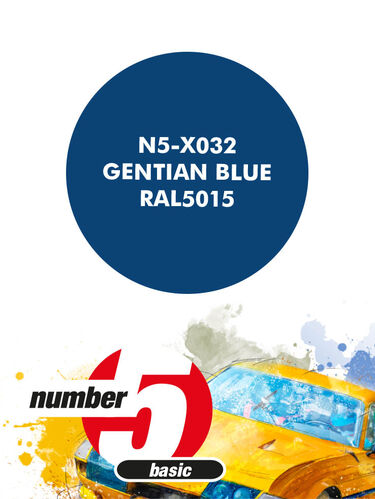 Number Five N5-X032 Gentian Blue RAL5015