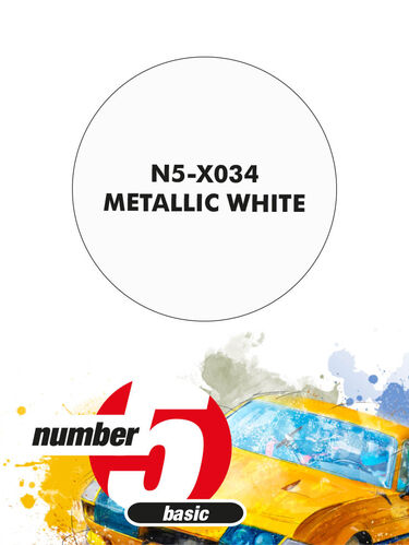 Number Five N5-X034 Metallic White Metallic