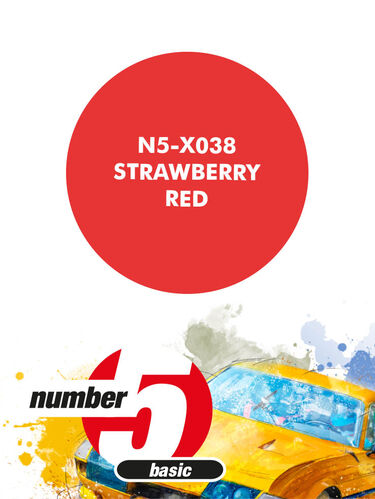 Number Five N5-X038 Strawberry Red RAL3018