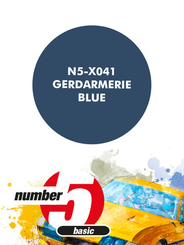 Number Five N5-X041 Gendarmerie Blue