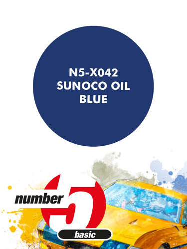 Number Five N5-X042 Sunoco Oil Blue
