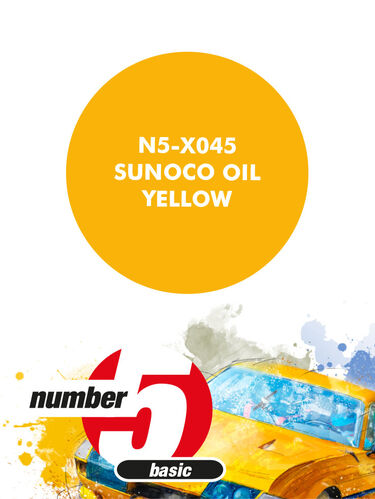 Number Five N5-X045 Sunoco Oil Yellow