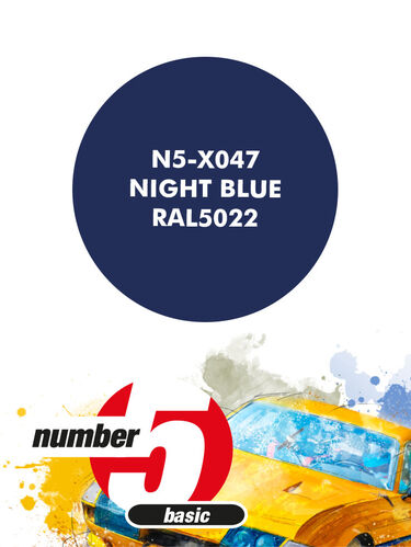 Number Five N5-X047 Night Blue RAL5022