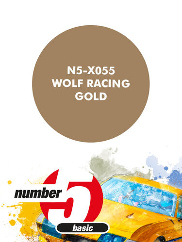 Number Five N5-X055 Wolf Racing Gold Metallic