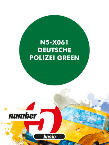 Number Five N5-X061 Deutsche Polizei Green