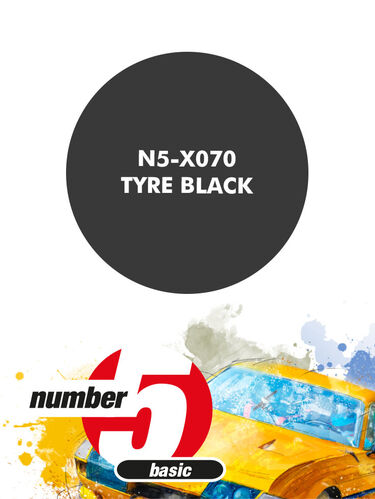 Number Five N5-X070 Tyre Black