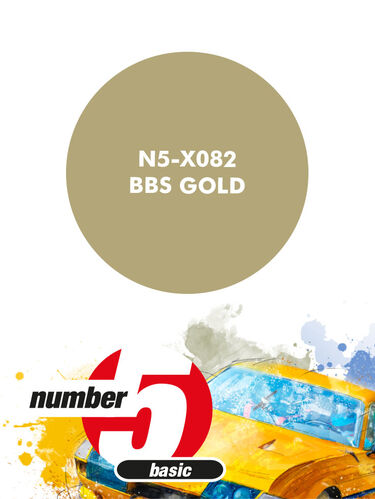 Number Five N5-X082 BBS Gold Metallic