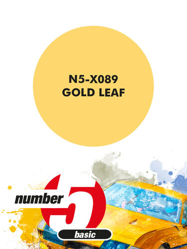 Number Five N5-X089 Gold Leaf Metallic