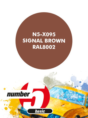 Number Five N5-X095 Signal Brown RAL 8002