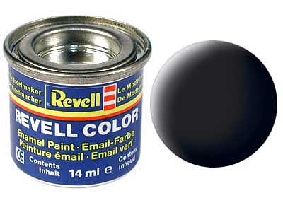 Revell 32108 08 Black, Mat RAL 9011