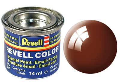 Revell 32180 80 Mud Brown, Gloss RAL 8003