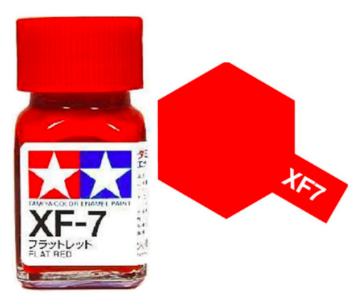 Tamiya 80307 Enamel XF-7 Flat Red Matt