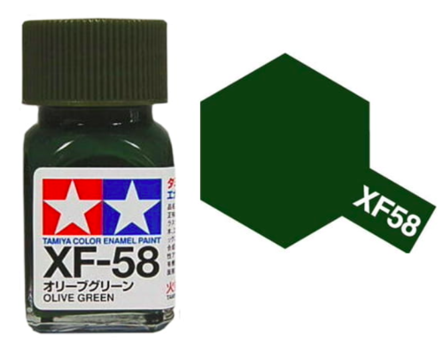 Tamiya 80358 Enamel XF-58 Olive Green Matt