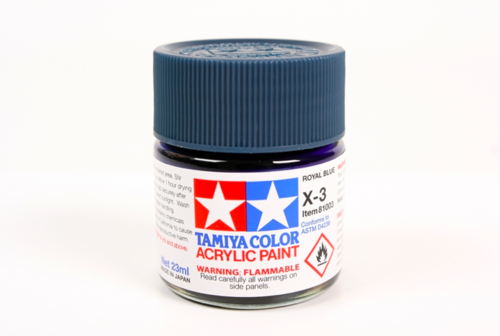 Tamiya 81003 Acryl 23ml X-3 Royal Blue Gloss