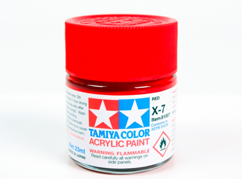 Tamiya 81007 Acryl 23ml X-7 Red Gloss