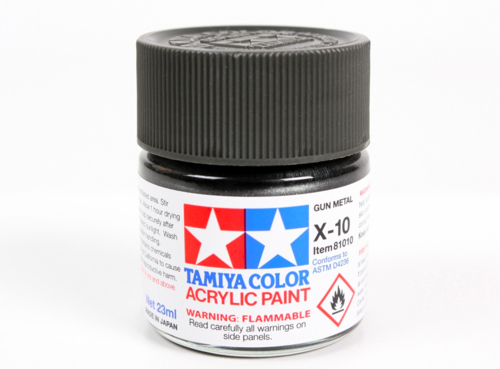 Tamiya 81010 Acryl 23ml X-10 Gun Metal Gloss