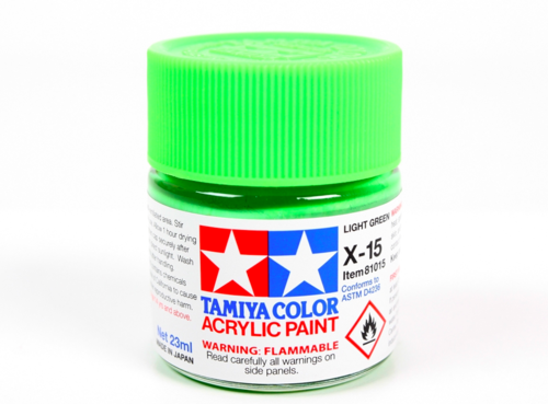 Tamiya 81015 Acryl 23ml X-15 Light Green Gloss