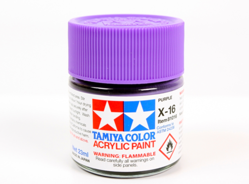 Tamiya 81016 Acryl 23ml X-16 Purple Gloss